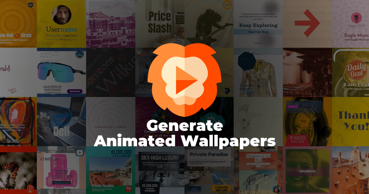 Free Animated Wallpaper Maker | RenderLion