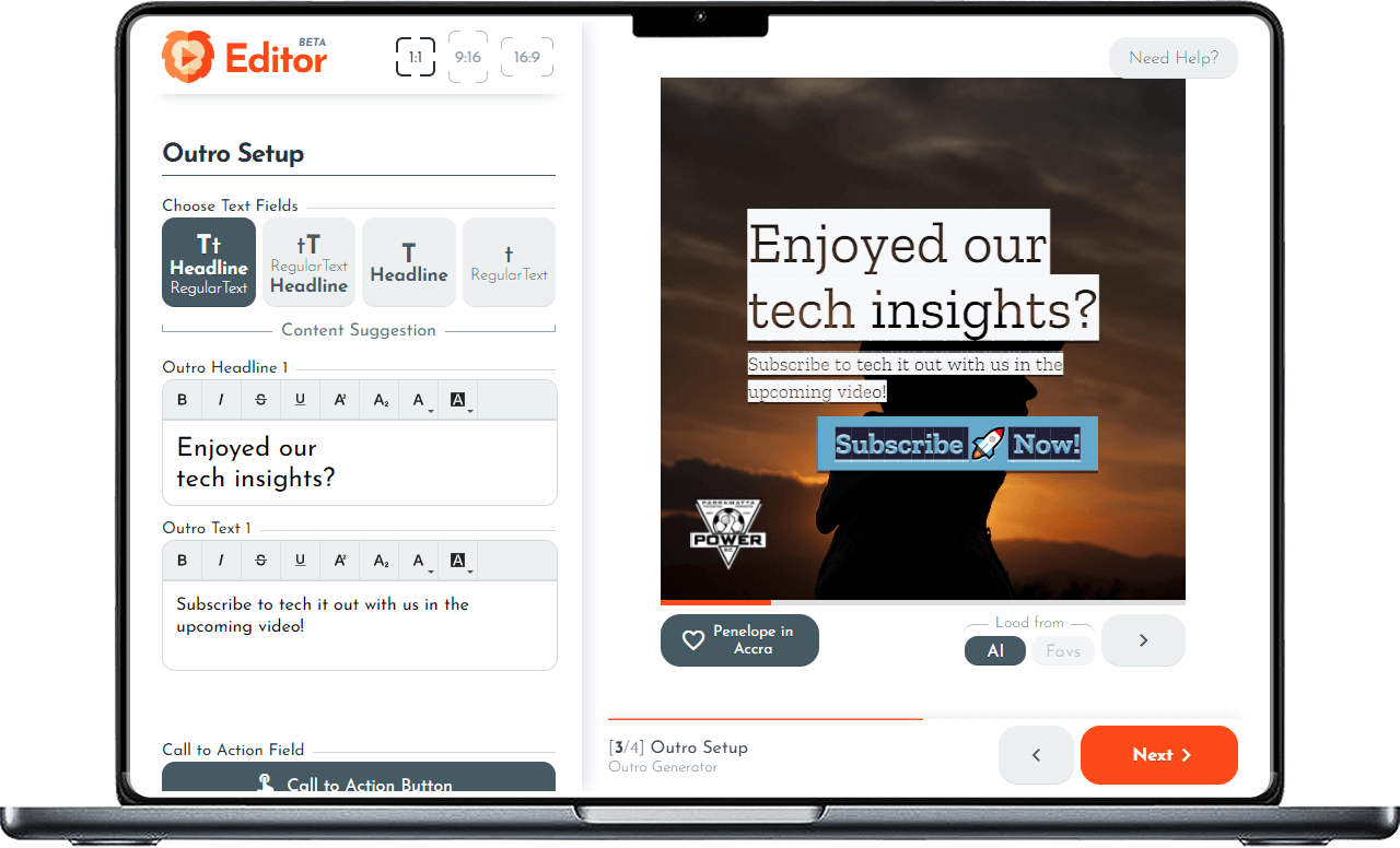 Generate Video Outros Instantly | RenderLion